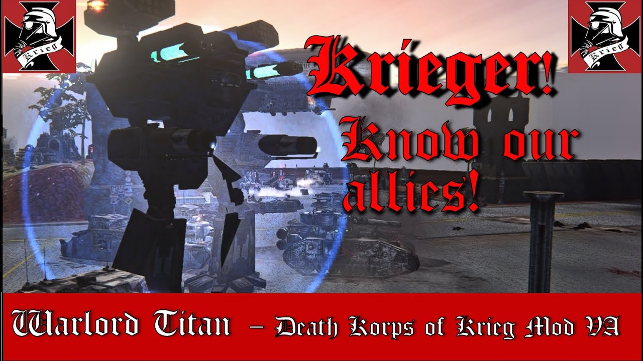 Lucius Pattern Warlord Titan - Death Korps of Krieg VA - YouTube