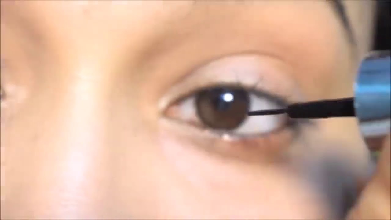 Easy eye make up for college students .....😉 - YouTube