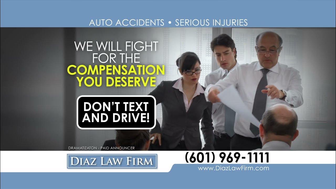 Distracted Driver Injuries | Diaz Law Firm - 30s - YouTube