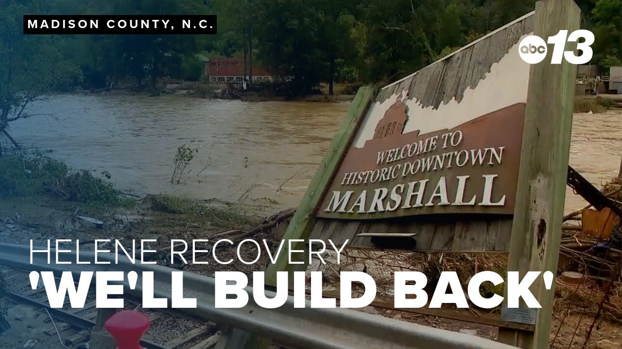 Madison County reels from Helene's impact, mayors vow to rebuild - YouTube