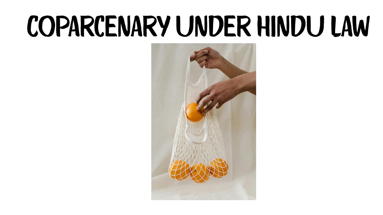 COPARCENARY under Hindu Law - YouTube