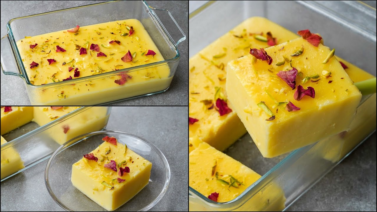 This Is The Best Milk Custard Dessert I Ever Tasted | Milk Custard ...
