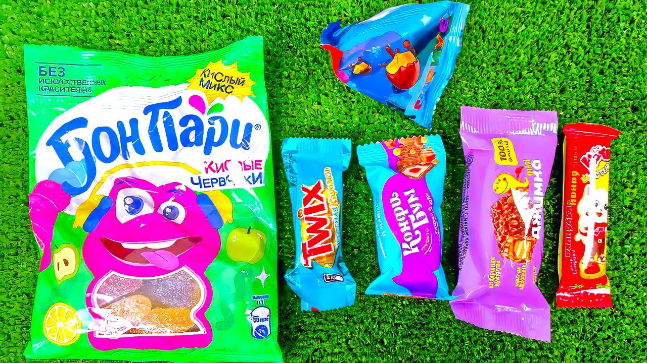 Sweets Candy ASMR Satisfying video Asmr Lollipops candy and chocolate ...