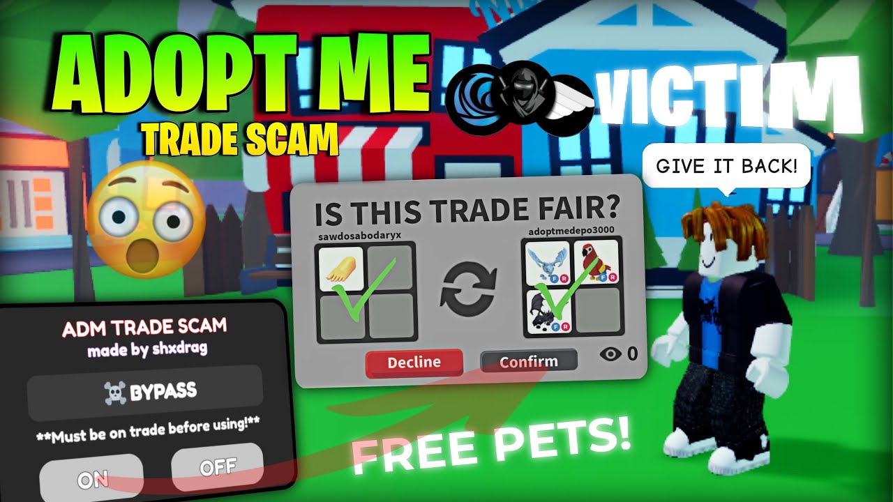 [BEST] ADOPT ME*OP* TRADE SCAM SCRIPT | FREEZE TRADE,FORCE ACCEPT ...