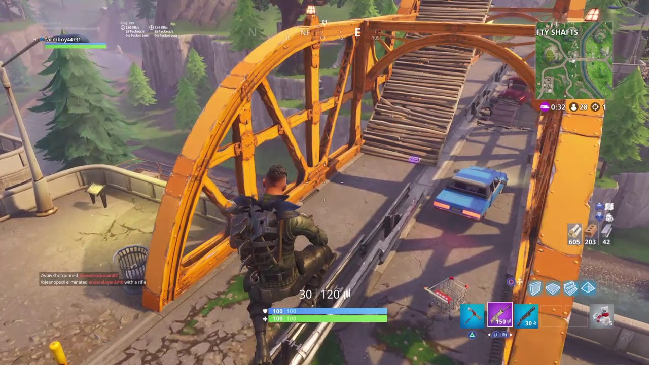 Fortnite trying to win on video - YouTube