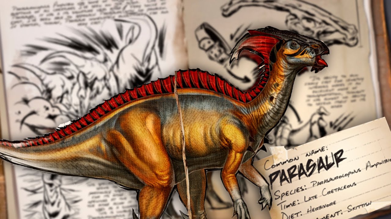 ARK: Survival Evolved - 9 DATOS sobre El Parasaurio - YouTube