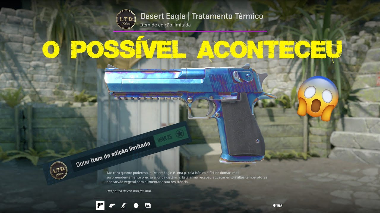 Gastei 25 estrelas para pegar a Deagle Blue Gem - YouTube