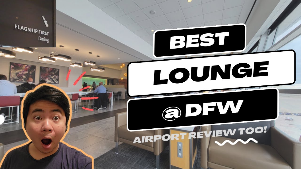 AA Flagship lounge and first class dining experience @ Dallas Ft Worth ...