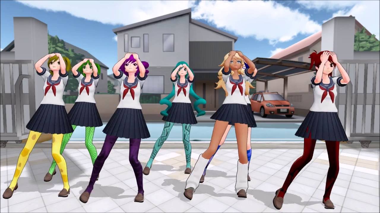 [MMD] Yandere Simulator Rainbow 7 : Die Young - YouTube