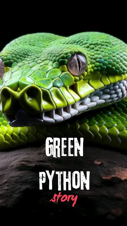 #shorts, green Python 4k HDR video, #amazoncreature, #python4khdrvideo ...