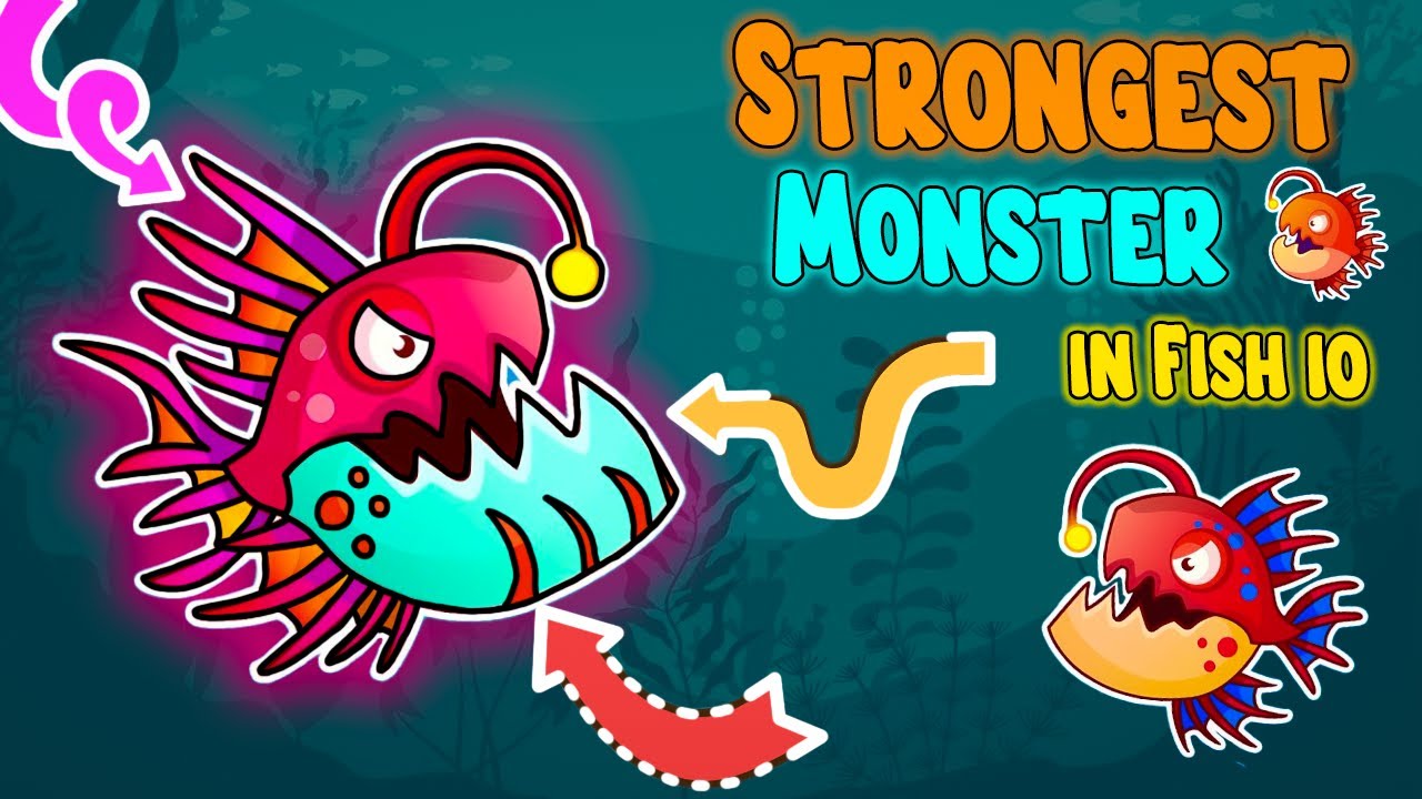 Can I Grow THE STRONGEST MONSTER EVOLUTION? - Fish.io - YouTube