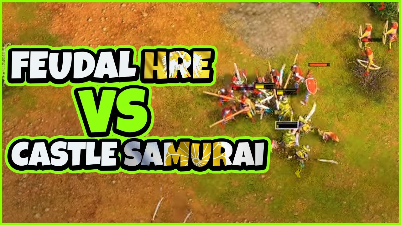 HRE's Feudal Army Fights Castle Japan - YouTube