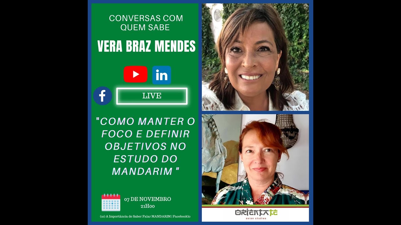 CONVERSAS COM QUEM SABE com VERA BRAZ MENDES, Coach e Expert em ...