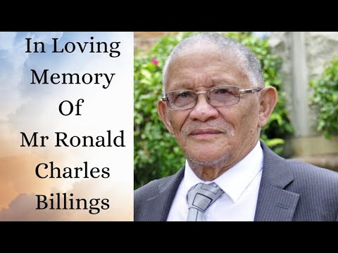 Funeral Service of Mr Ronald Charles Billings († - 05.12.20) - YouTube