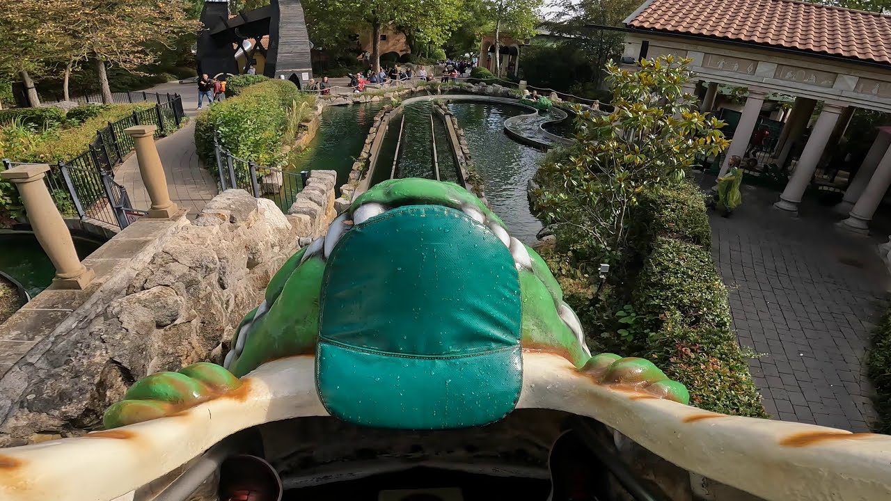 ABC Rides Krokobahn Mini Log Flume Familypark Neusiedlersee 2022 POV ...
