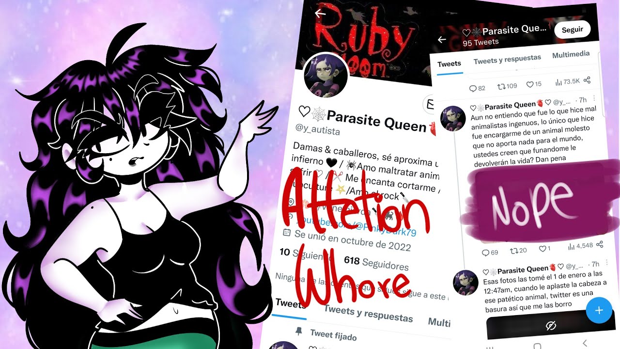 El tipo de Twitter que Maltrata animales El caso de ♡🕸Parasite Queen🫀 ...