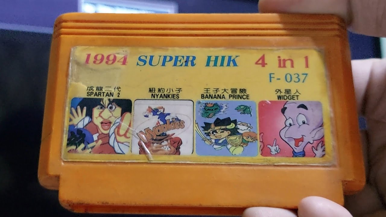 famicom multicart super hik 4in1 [1994] - YouTube