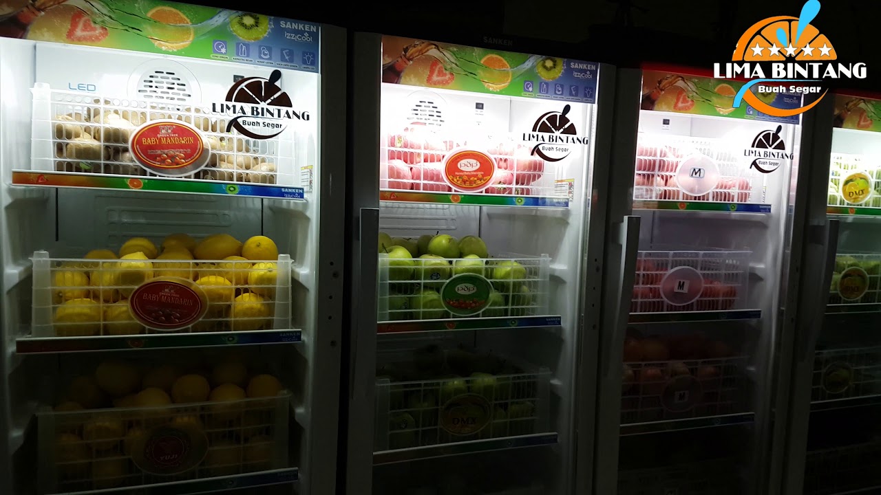 Bisnis buah segar rumahan dengan showcase alat pendingin - YouTube