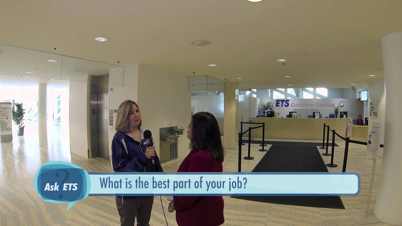 ETS Street Team: Ask ETS - ETS Customer Service Associate - YouTube