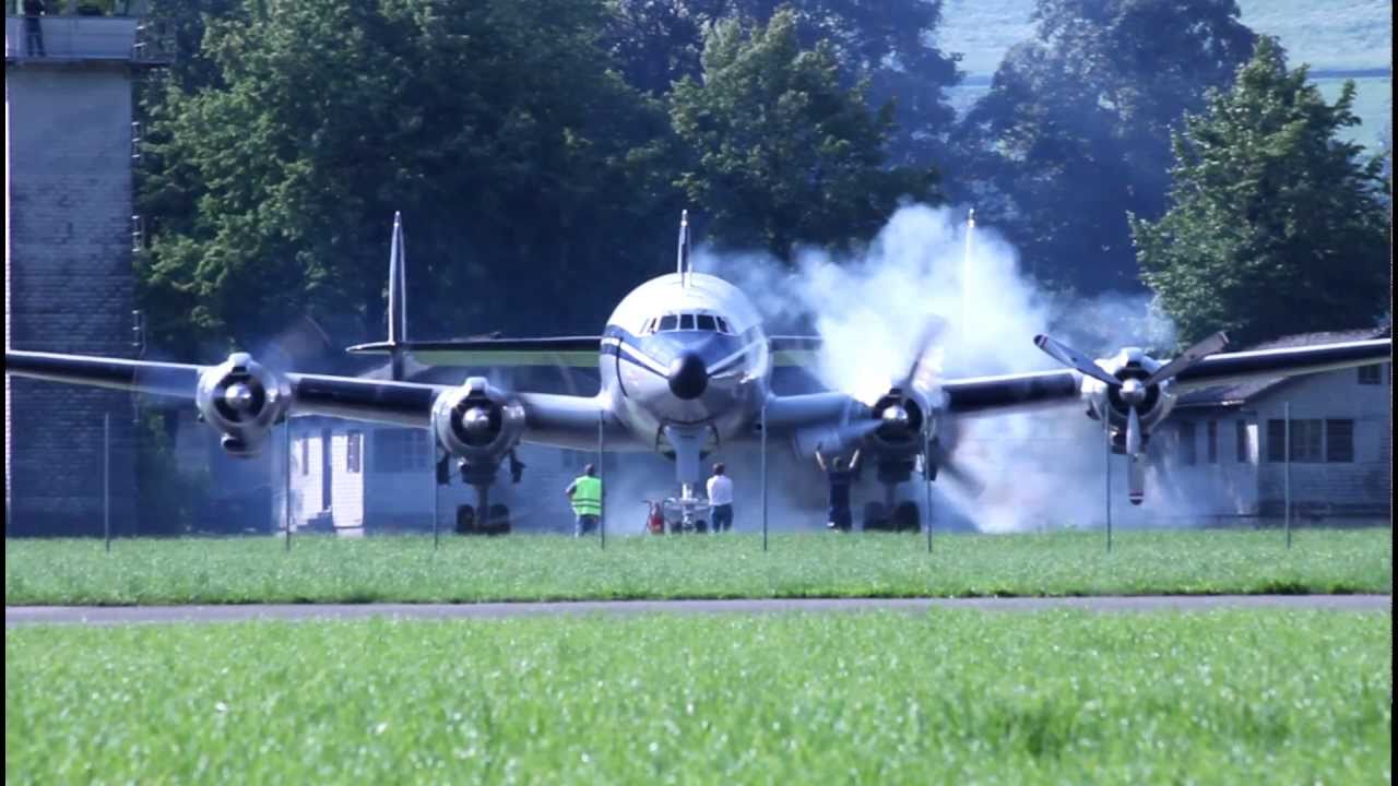 Super Constellation Start Engine - YouTube