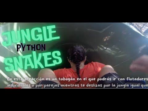 Siam Park PYTHON (Jungle Snakes) - YouTube