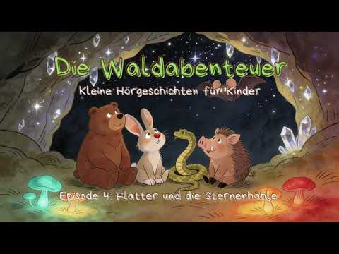 Die Waldabenteuer | Episode 4 Flatter und die Sternenhöhle | Kleine Hörgeschichten für Kinder