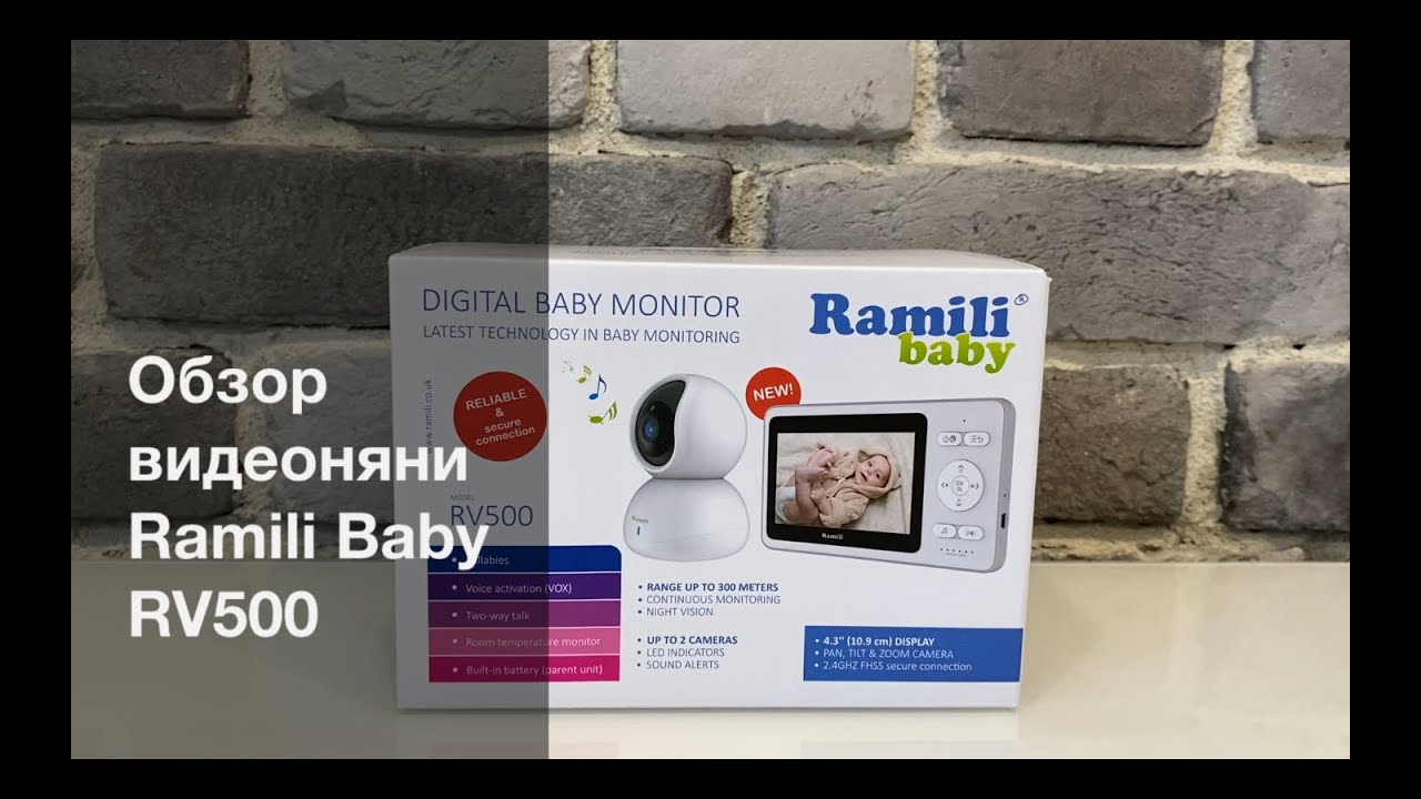 Обзор видеоняни Ramili Baby RV500 - YouTube