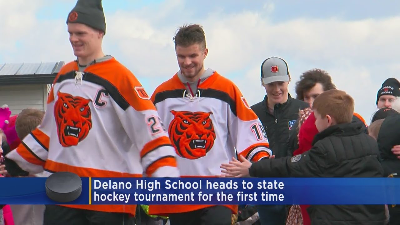 Delano Hockey Players Head To H.S. Tourney For 1st Time - YouTube