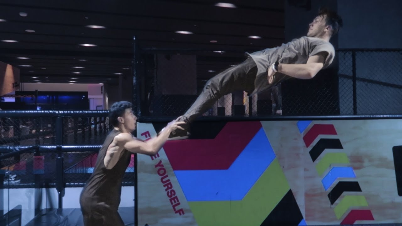 he stopped my flip mid-air! - YouTube