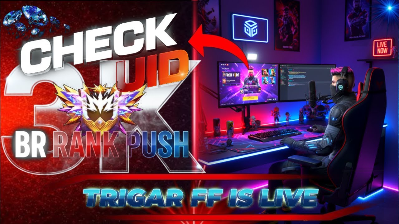 💀 Pro Headshot Live Gameplay 😱 | BR Rank Push On Fire 🔥 | Free Fire Max ...
