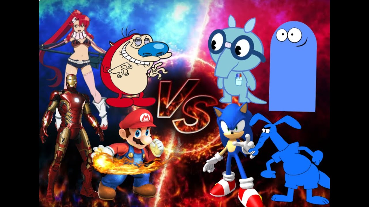 Mugen Request Team Red vs Team Blue - YouTube