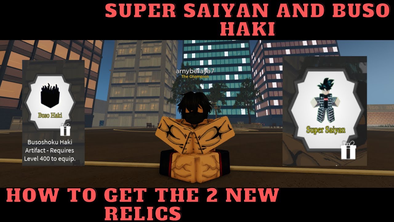PROJECT BAKI 2 HOW TO GET THE 2 NEW RELICS IN THE GAME!! BUSO HAKI ...
