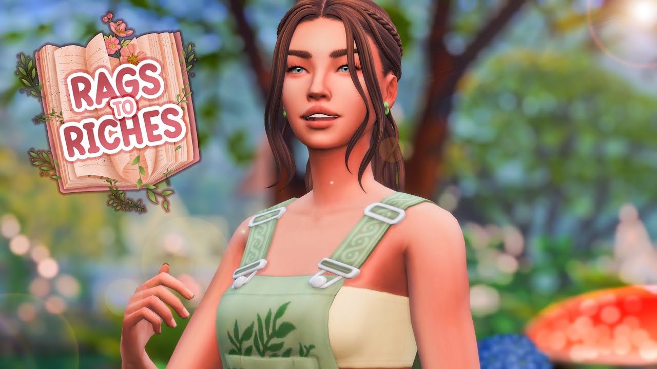 starting a new life in nature | the sims 4 : rags to riches - ep 01 ...