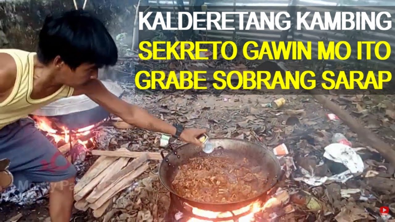 Kalderetang Kambing Village Cooking Style | How to cook Goat Caldereta ...