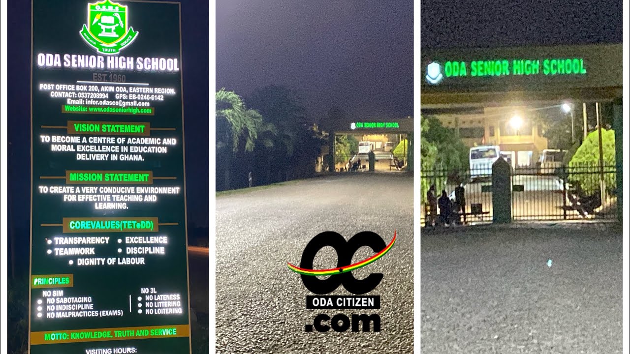 😮WATCH I Beautiful Night View of Oda Senior High School (Odasco) Best ...