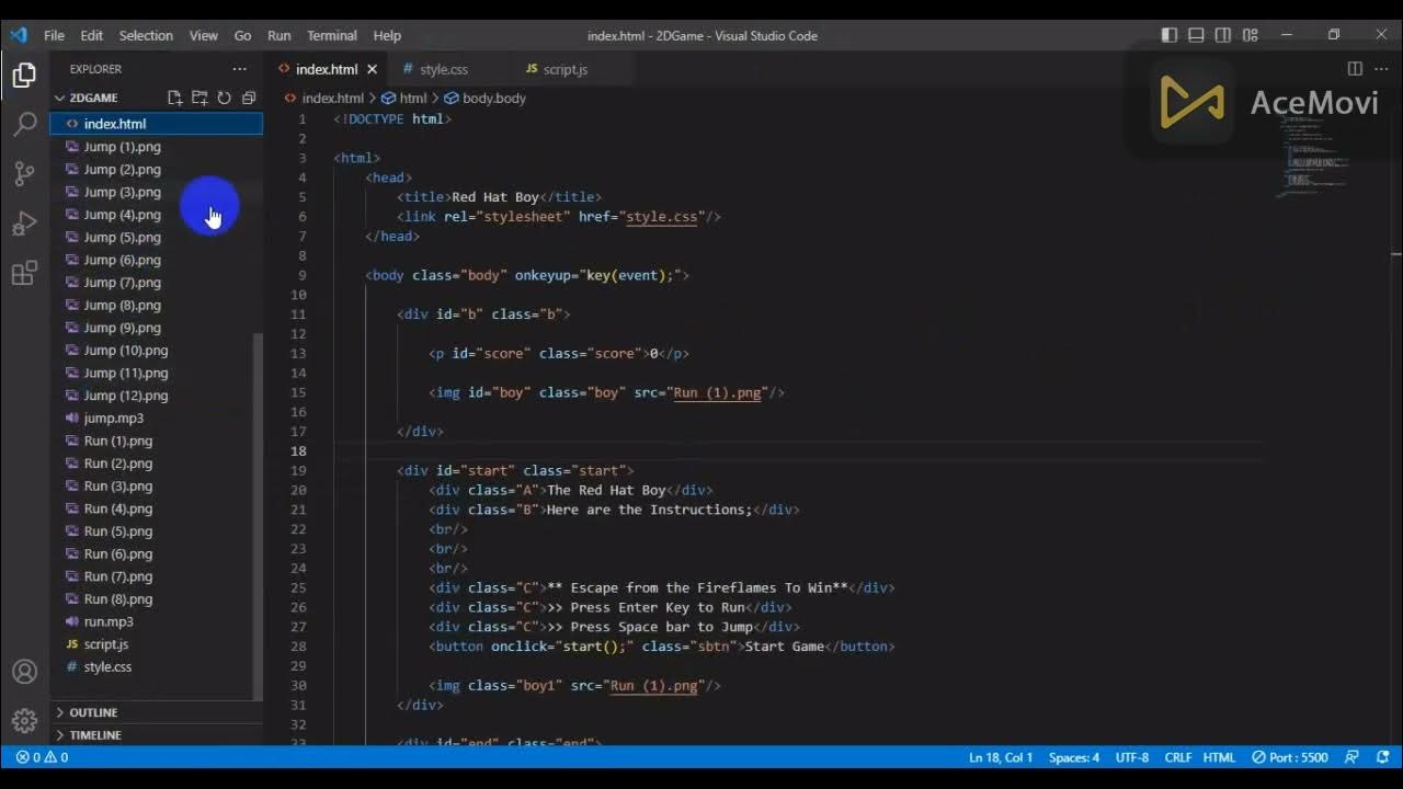 JavaScript 2D Game Development | Java Institute | D.Dinuri Senara - YouTube