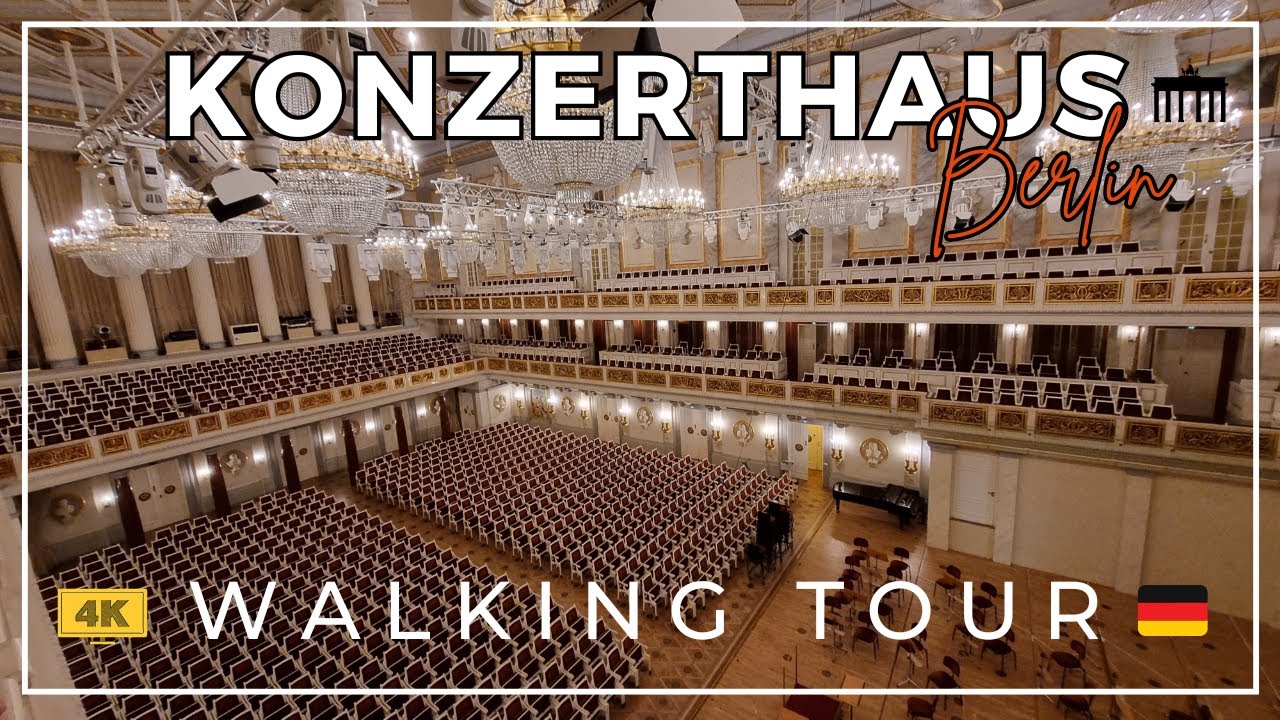 Inside the Konzerthaus Berlin, [4k], Germany, Concert Hall, Walking ...