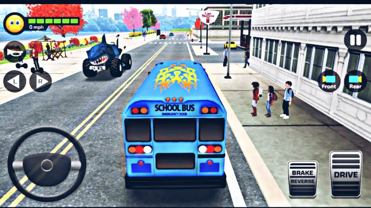 Super High School Bus - Driving Simulator Game 3D | Best School Bus ...