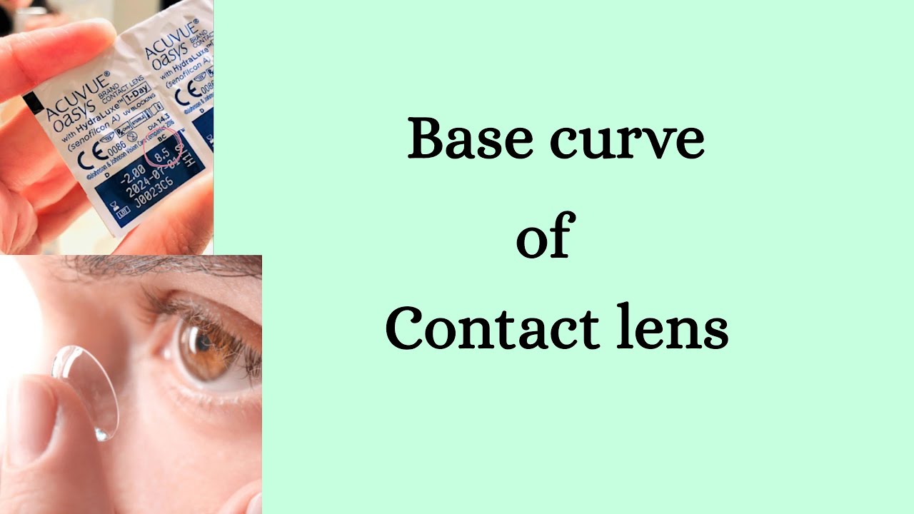 Base curve of Contact lens | Calculation| BC formula - Explained in ...