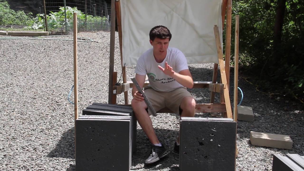 How To Construct A Danage Domino Target - YouTube