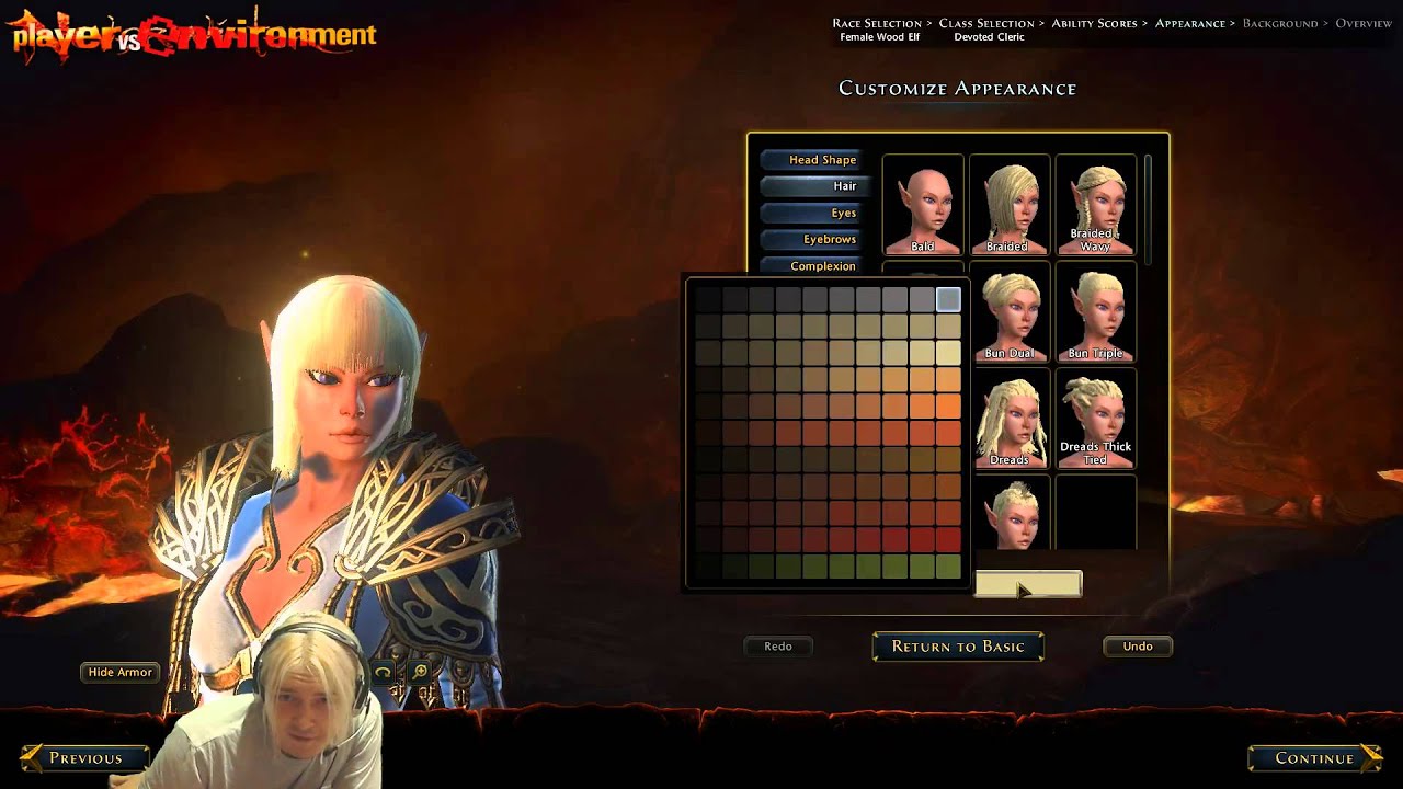 Neverwinter MMORPG #01 Character Creation, Prologue, Devoted Cleric, Elf - YouTube