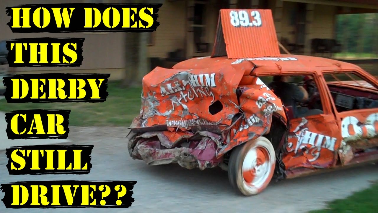 How does this derby car still drive? - YouTube