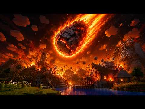 I survived a  Meteor Shower in Minecraft...