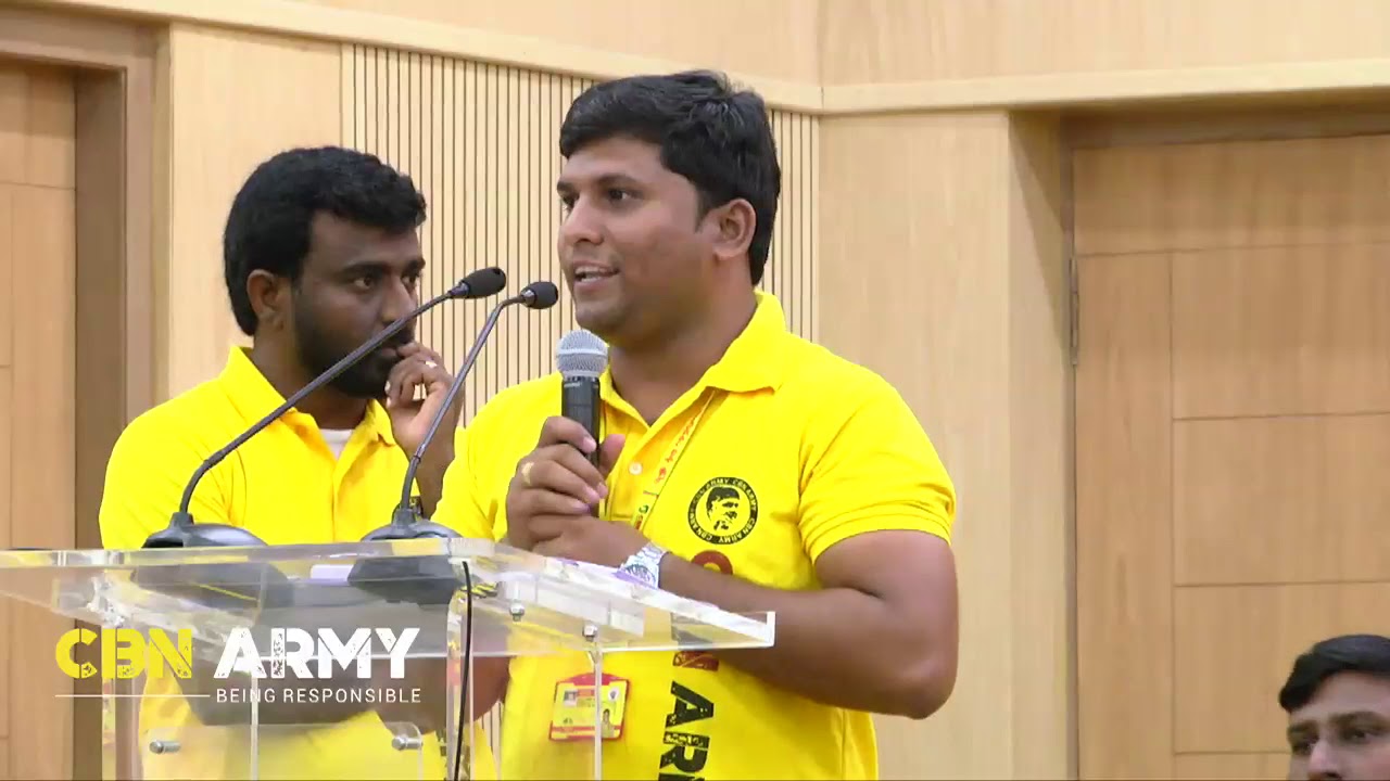 Ranjith Kumar Extraordinary Speech On CBN ARMY Review Meeting - CBN ...