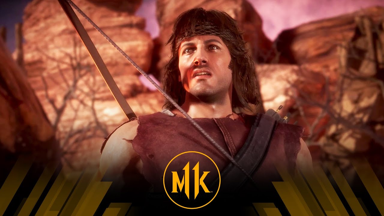 Mortal Kombat 11 - Rambo Boss Fight - YouTube