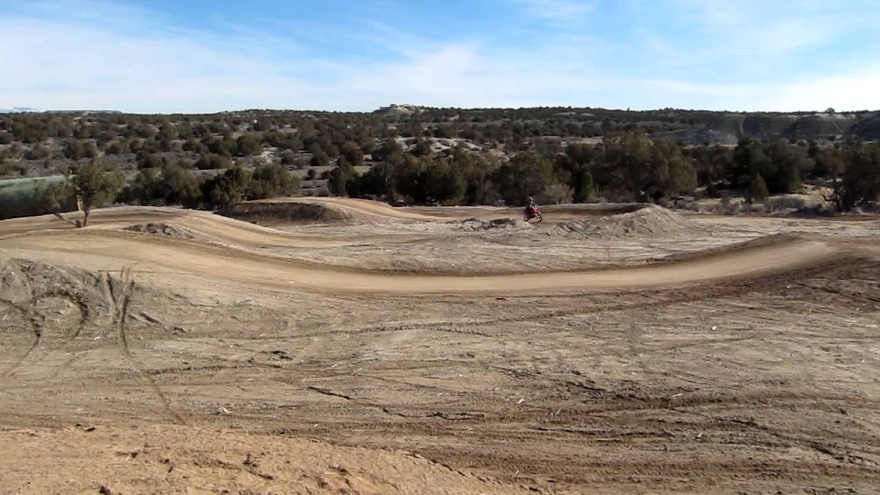 Dylan's first time riding at the Aztec dirt bike race track - YouTube