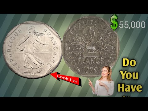 1979 French 2 Francs coin—a coin that, in its rarest forms - YouTube