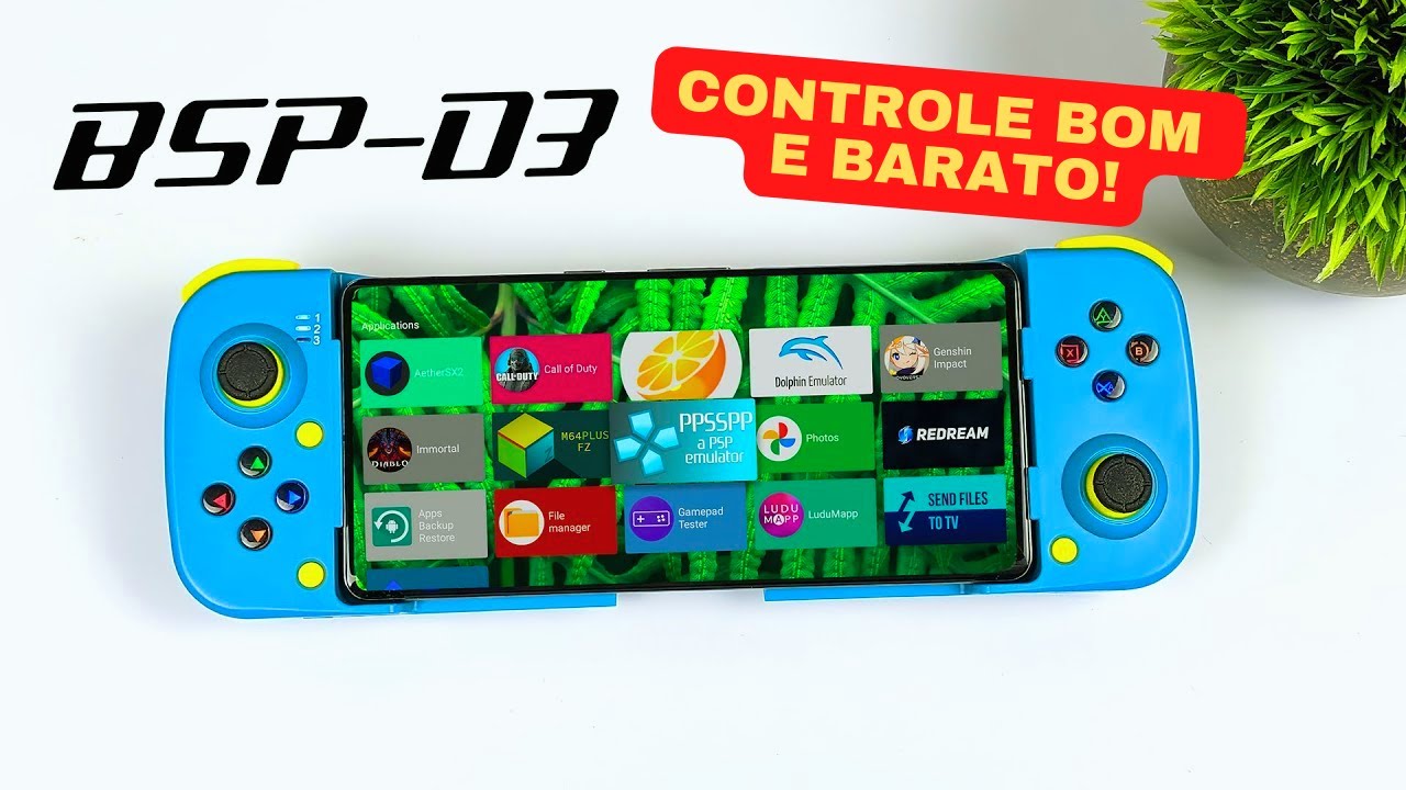 UNBOXING! CONTROLE BSP D3 BLUETOOTH BOM E BARATO 🤑🎮 - YouTube