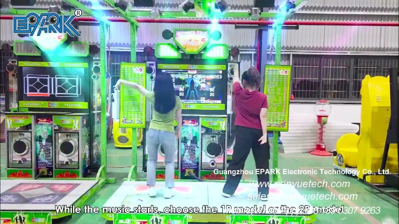 EPARK 47 Dancing Machine Music Rhythm Dance Game Professional Pump It Up Arcade Dancing Game ...