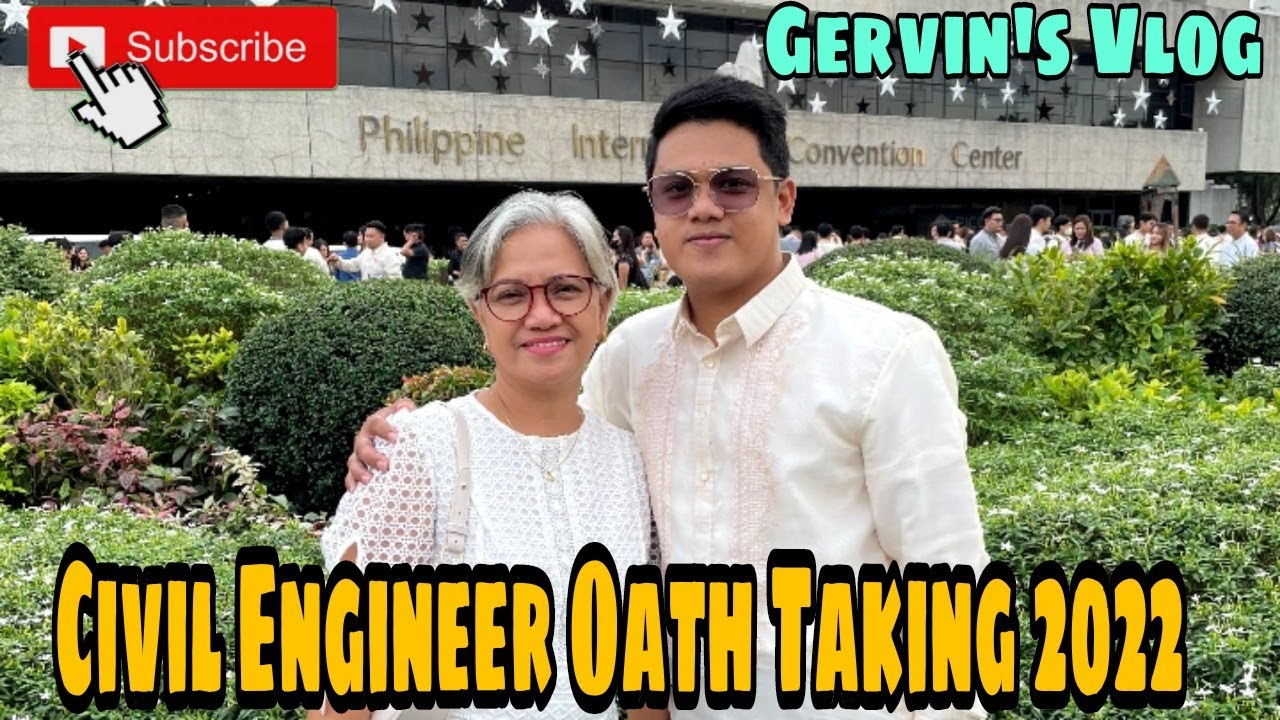 CIVIL ENGINEER OATH TAKING | GERVIN'S VLOG - YouTube
